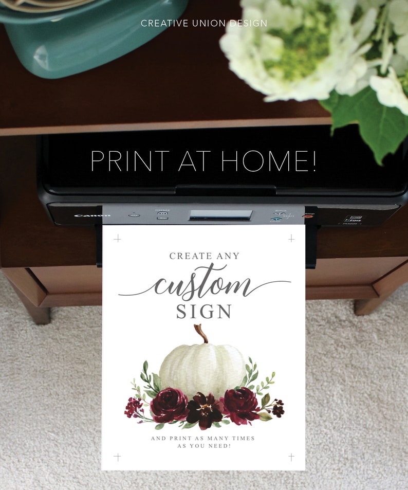 Editable Custom Sign Template, Custom Bridal Shower Sign, Favors, Gifts ...