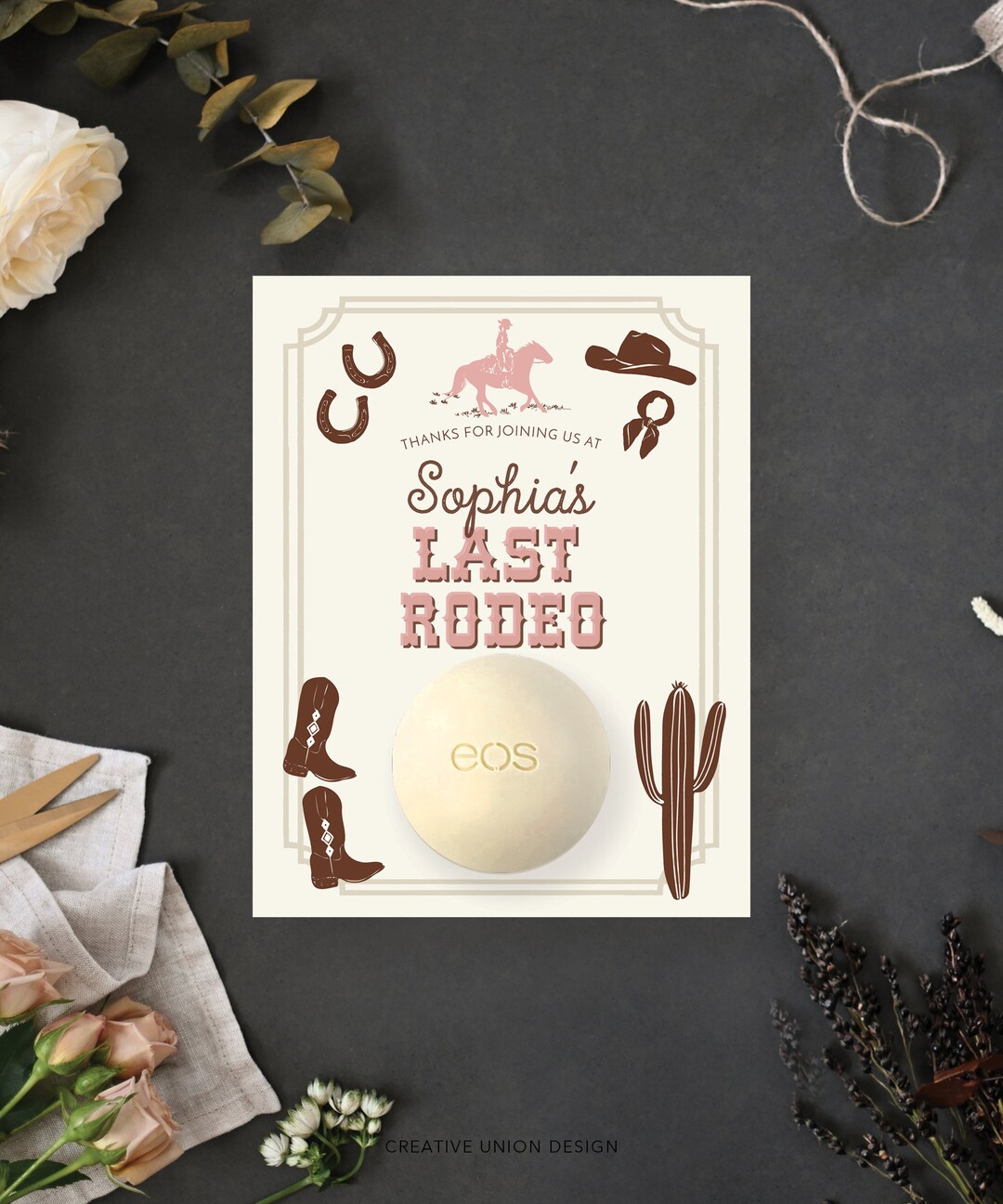 Last Rodeo, EOS Lip Balm Bachelorette Party Favors, Bachelorette EOS ...