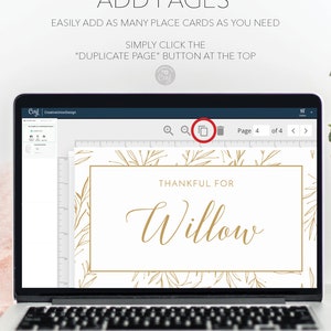Name Cards Template, Thanksgiving Dinner, Printable, Wedding ...