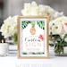 Editable Custom Sign Template, Favors, Gifts and Cards, Printable Table ...
