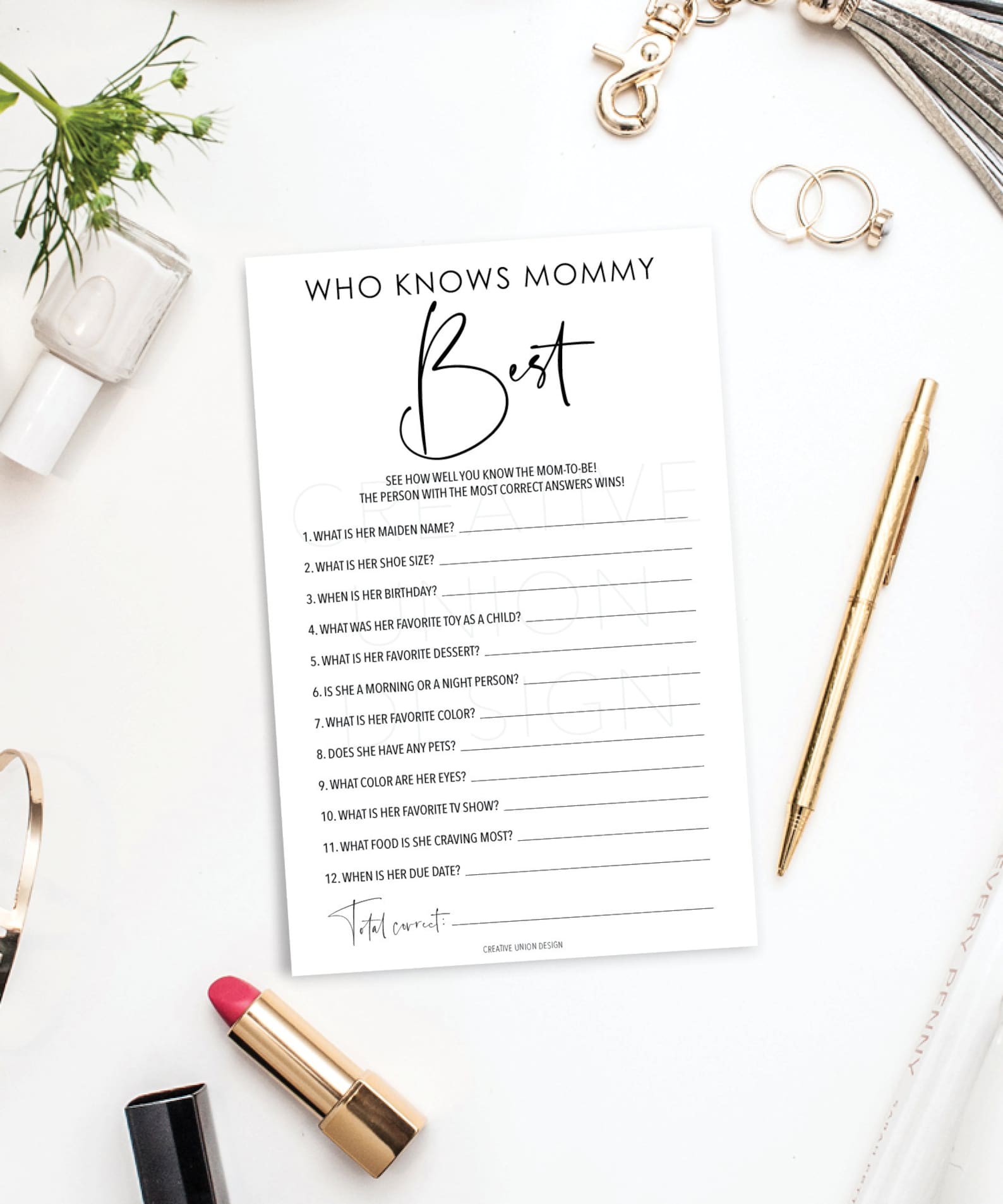 Minimal Script Baby Shower Games Bundle 8 Baby Shower Games | Etsy