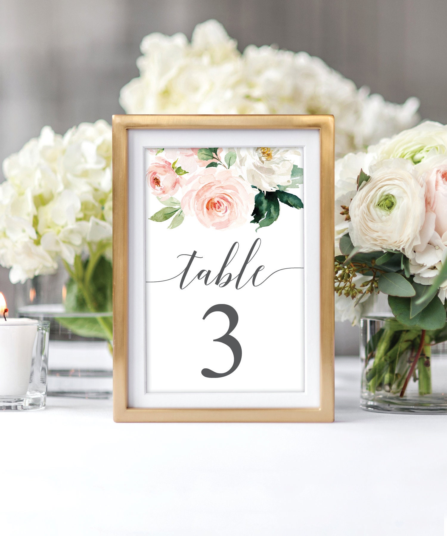 Table Numbers Wedding Table Numbers 4x6 Wedding Table - Etsy