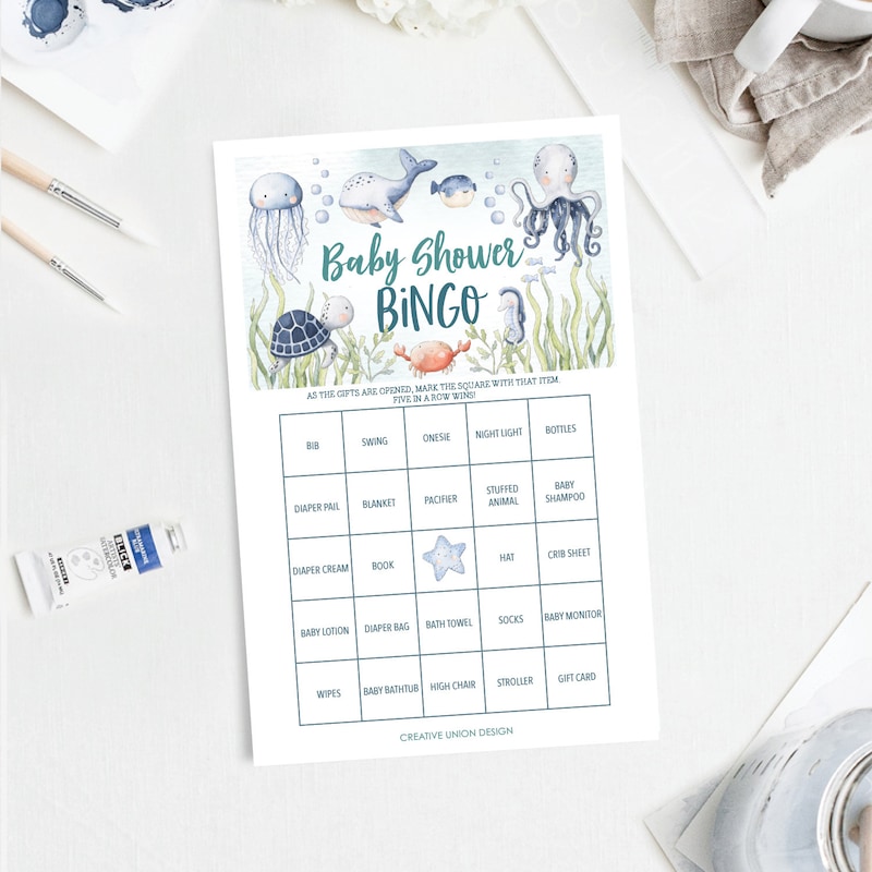 Baby Shower Bingo - Etsy