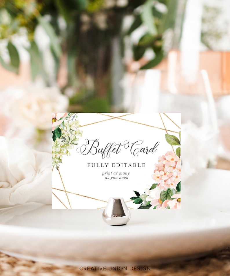 Buffet Food Signs Template Printable Food Labels Tented - Etsy