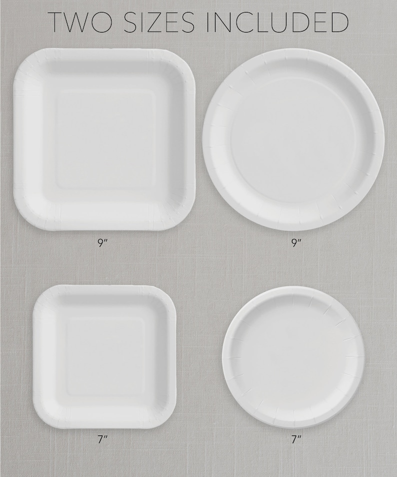 Personalized Paper Plates Template Birthday Party Decor - Etsy