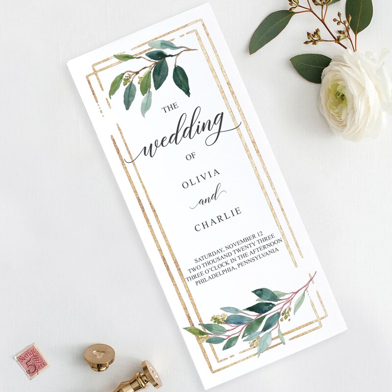 Folded Program - Etsy