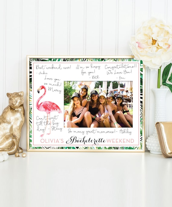 Bachelorette Photo Mat Template, Bachelorette Party Keepsake 8x10 ...
