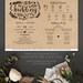 Rustic Wedding Fan Programs, Foliage Wedding Program Template, Editable Wedding Program, Wedding ...