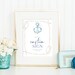 Nautical Beach Custom Sign Template, Editable Couples Shower Sign ...