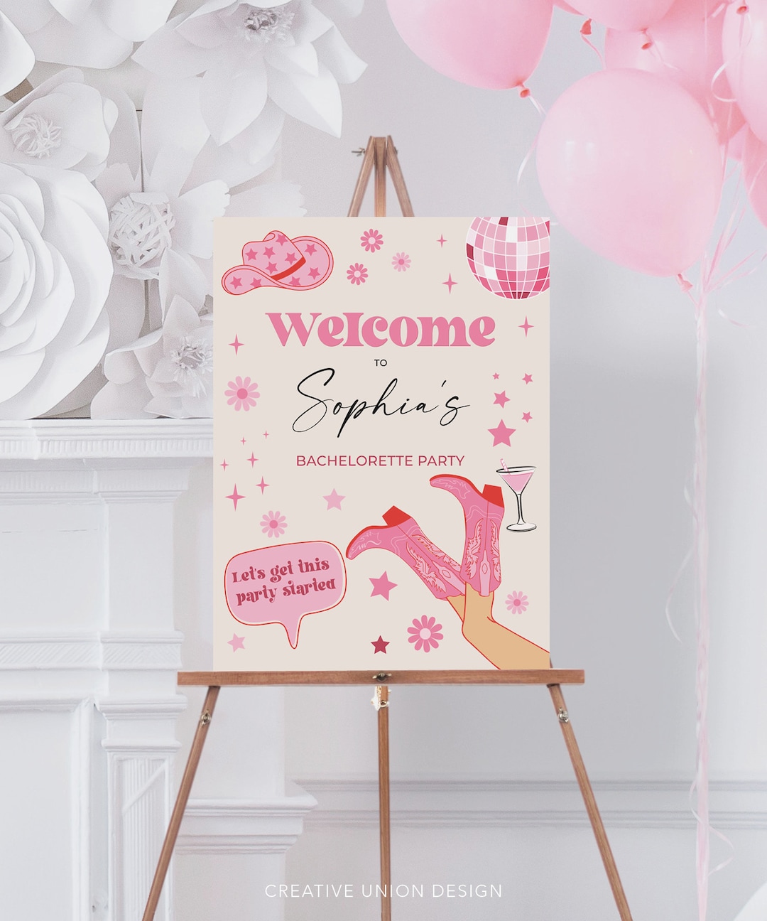 Editable Bachelorette Party Welcome Sign Template, Bachelorette Welcome ...