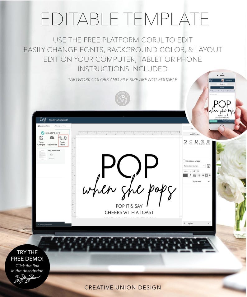 Pop It When She Pops Personalized Baby Shower Favor, Mini Champagne ...