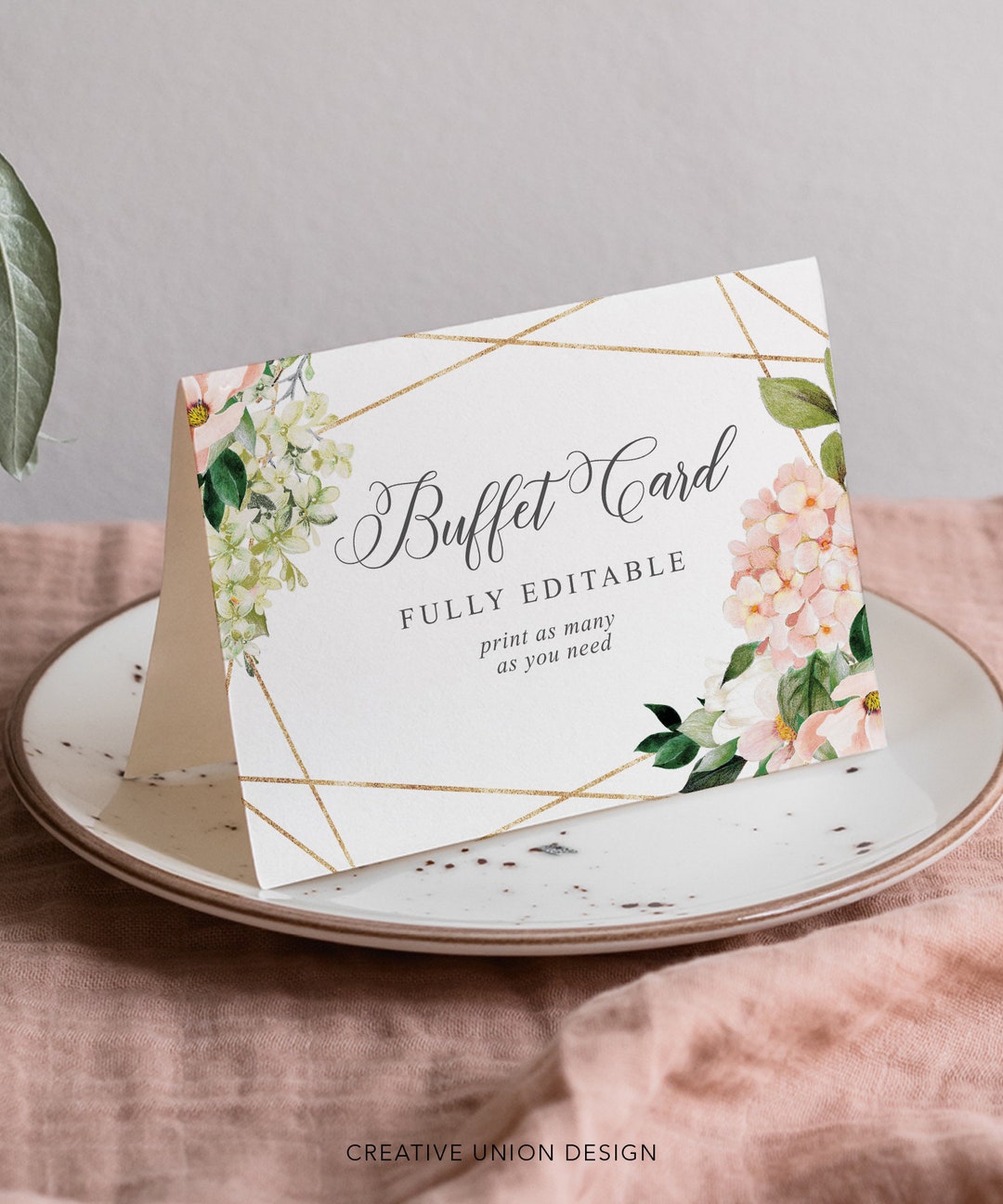 Buffet Food Signs Template, Printable Food Labels, Tented Cards, Food ...