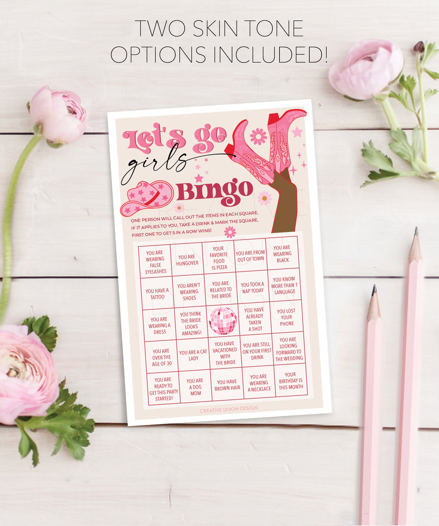 Nash Bash Bachelorette Party Bingo, Bachelorette Party Games ...