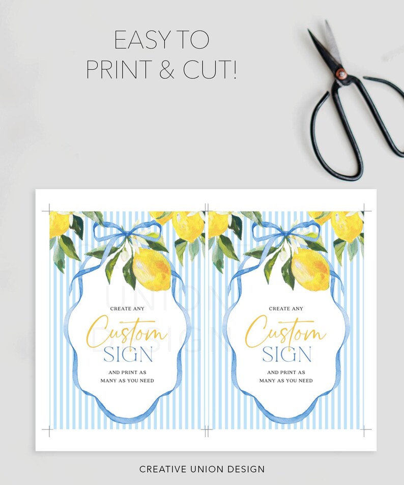 Editable Custom Sign Template, Custom Baby Shower Sign, Favors, Gifts ...