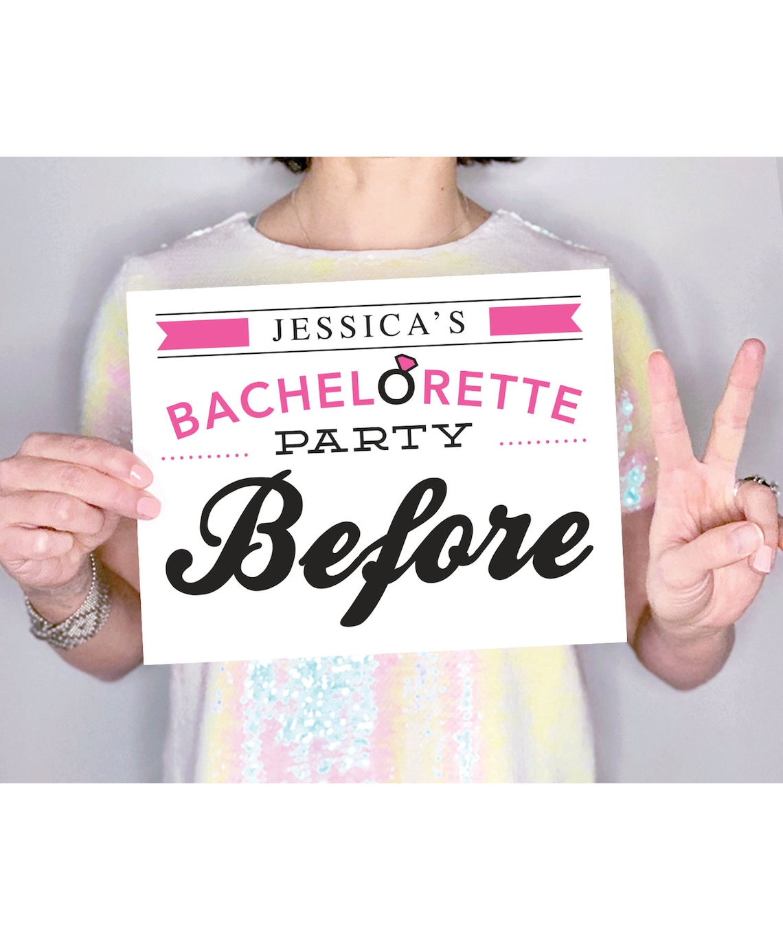 Bachelorette Party Before and After Photo Props Mug Shot - Etsy