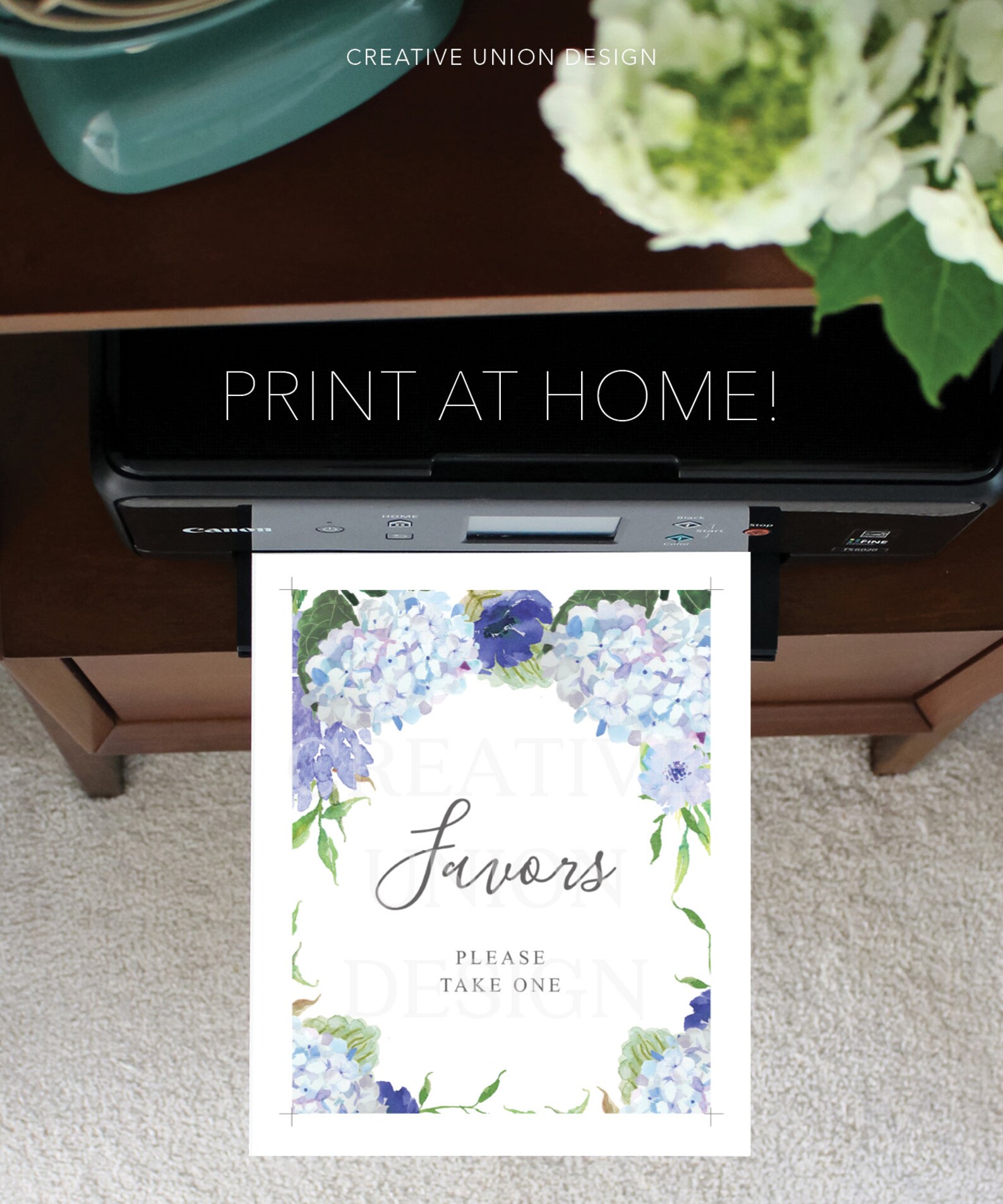 Favors Sign, Please Take One, Printable Favors Sign, Bridal Shower ...