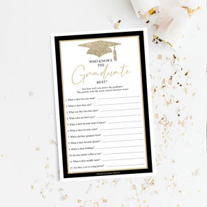 Graduation Party Games Bundle, 6 Graduate Games Package, Printable ...