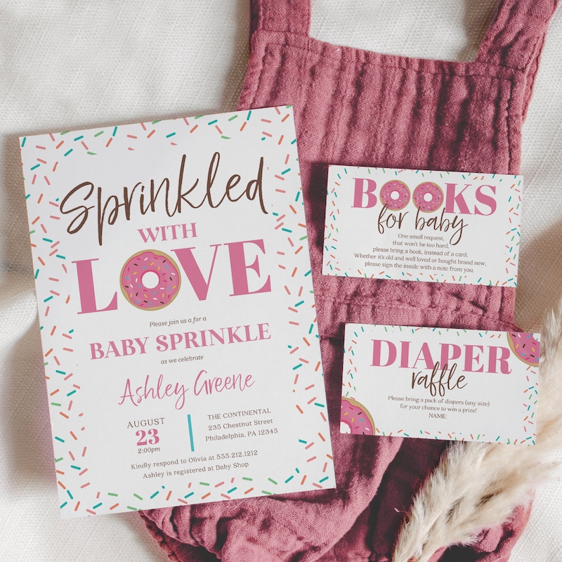 Sprinkled With Love Invitation - Etsy
