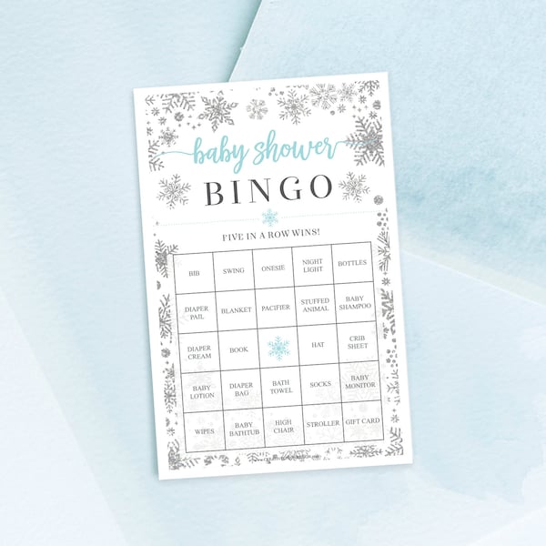 Baby Shower Bingo - Etsy