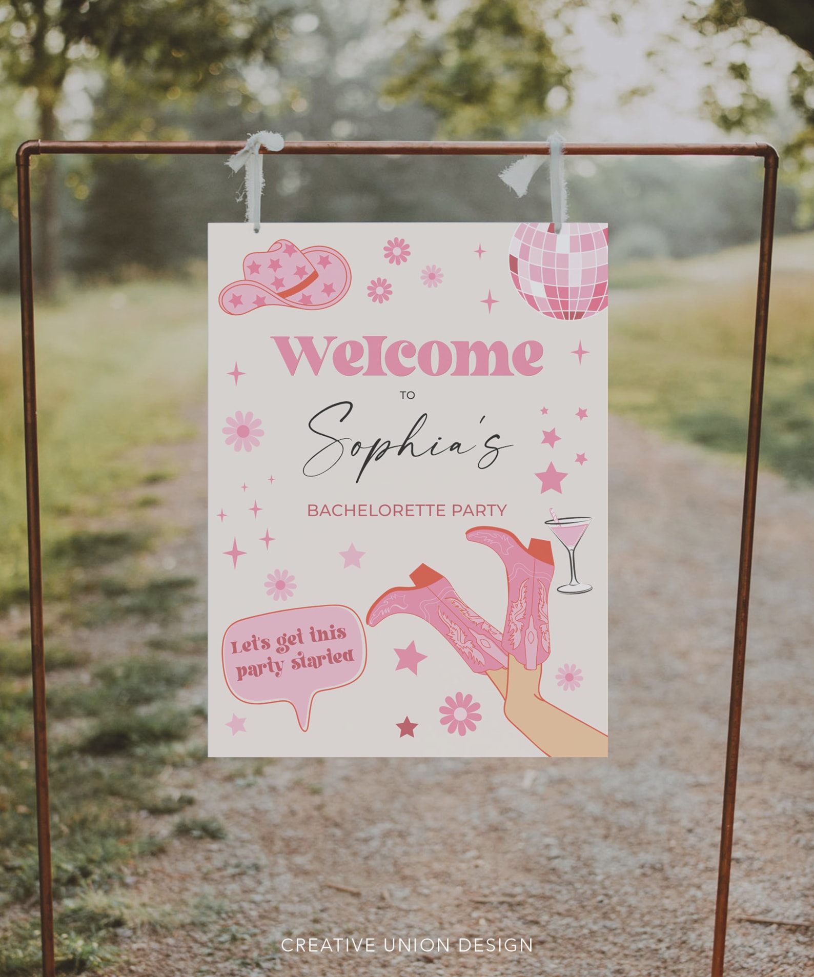 Editable Bachelorette Party Welcome Sign Template, Bachelorette Welcome ...