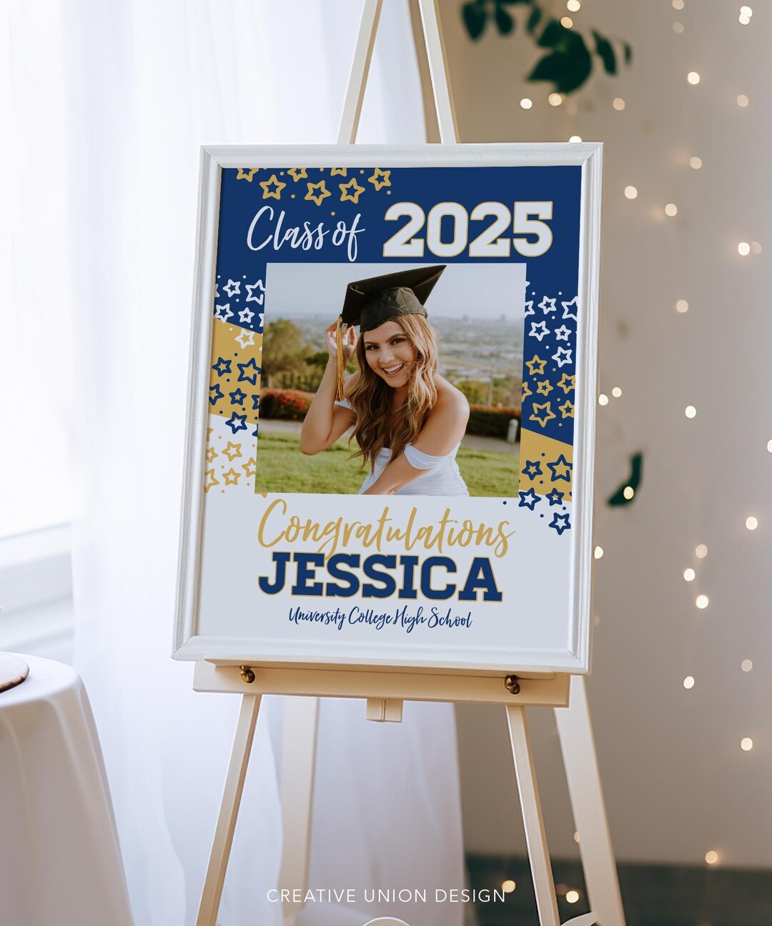 Graduation Party Welcome Sign Template, Star, Grad Party, Graduation ...