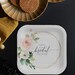 Personalized Paper Plates Template Bridal Shower Decor - Etsy