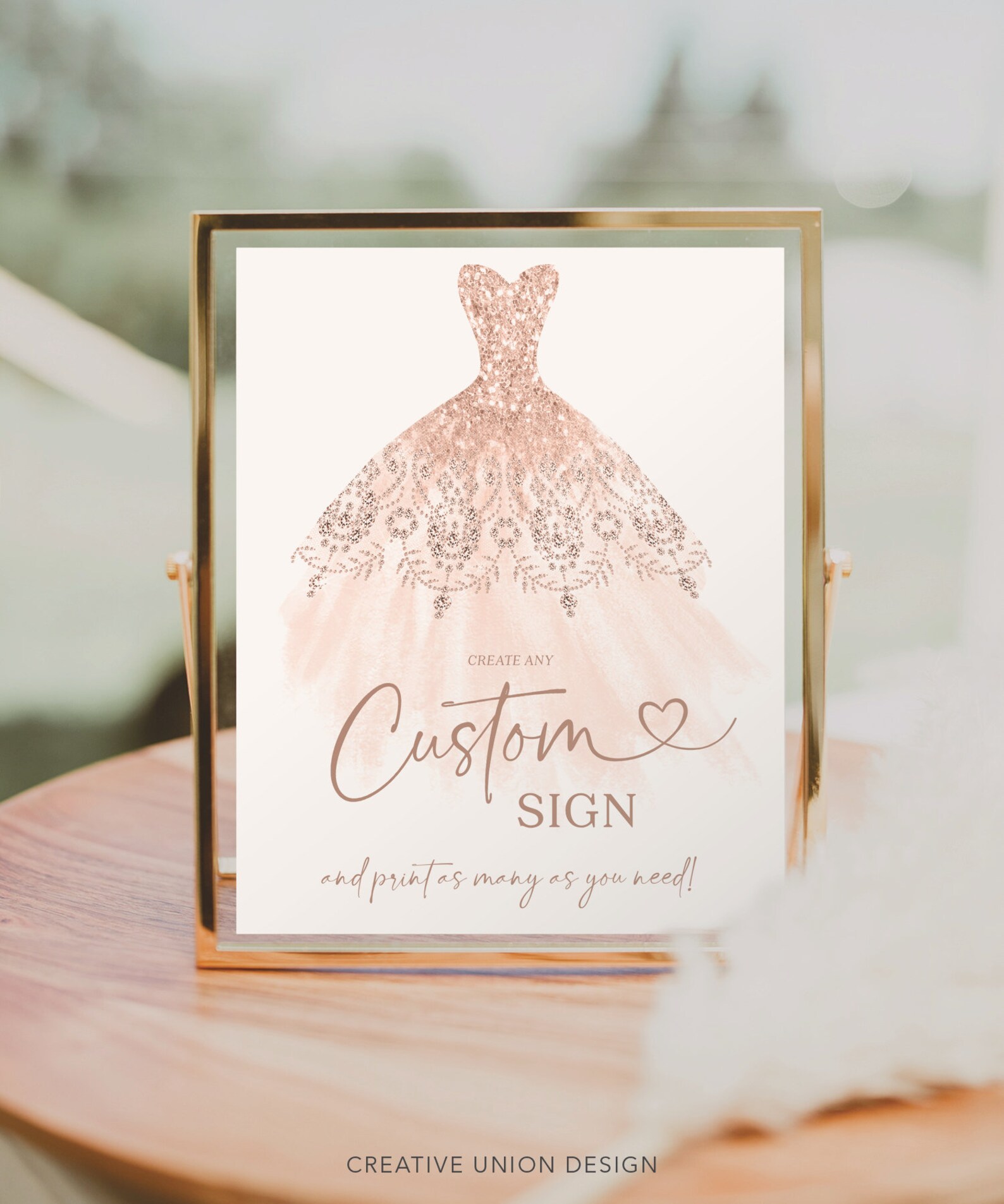 Editable Custom Sign Template Bridal Shower Printable Table - Etsy
