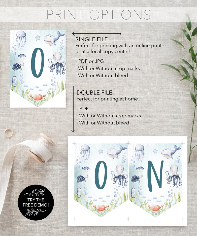 Editable High Chair Banner Template, Happy Birthday Banner, Printable ...