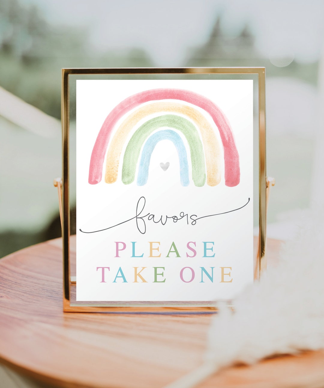 Favors Sign - Please Take One - 8x10 Printable Favors Sign - Baby ...