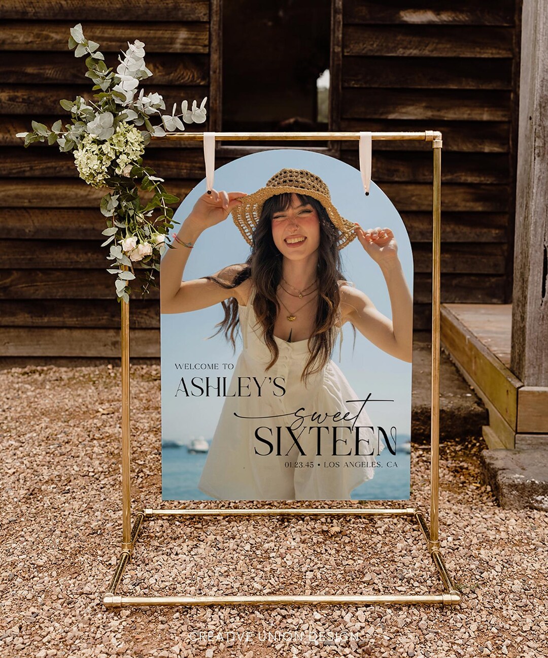 Sweet Sixteen Birthday Party Welcome Sign Template, Welcome Birthday ...