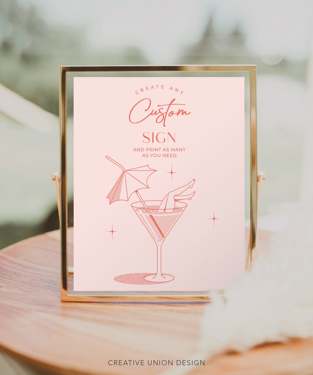 Retro Bachelorette Custom Sign Template, Editable Bachelorette Party ...