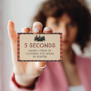 5 Seconds Christmas Party Game, Family Christmas Game, Printable Game ...