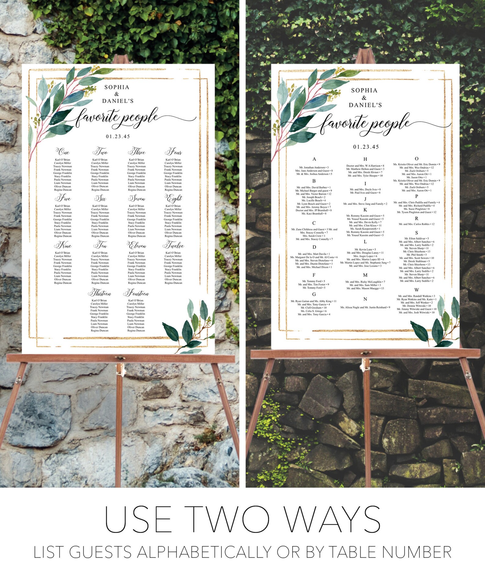 Printable Seating Chart Template Seating Arrangement Sign - Etsy