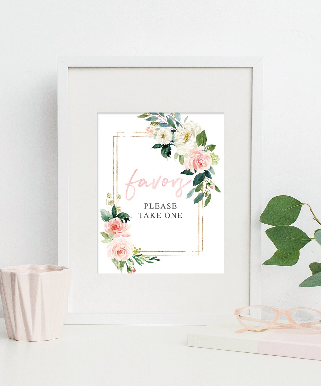 Favors Sign - Please Take One - 8x10 Printable Favors Sign - Bridal ...