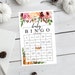 Fall Baby Shower Bingo 60 Unique Game Sheets Baby Shower | Etsy