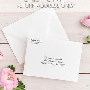 Envelope Template, Printable Address Envelope, Instant Download ...