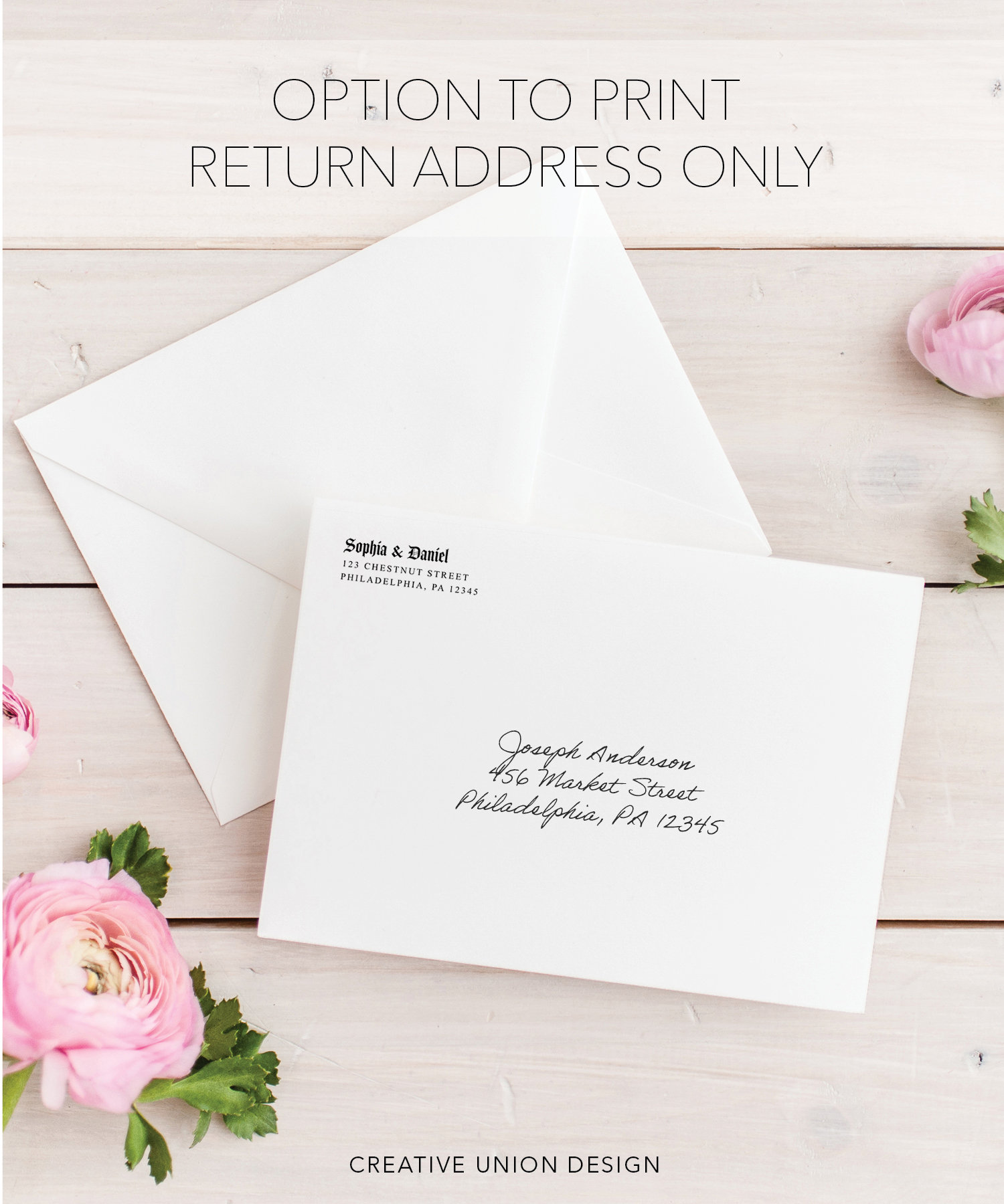 Envelope Template, Printable Address Envelope, Instant Download ...