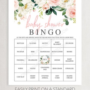 Virtual Baby Shower Games Bingo Baby Shower Games - Etsy