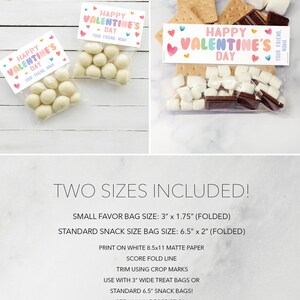 Editable Valentine's Day Treat Bag Topper, Valentine Cards for Kids ...