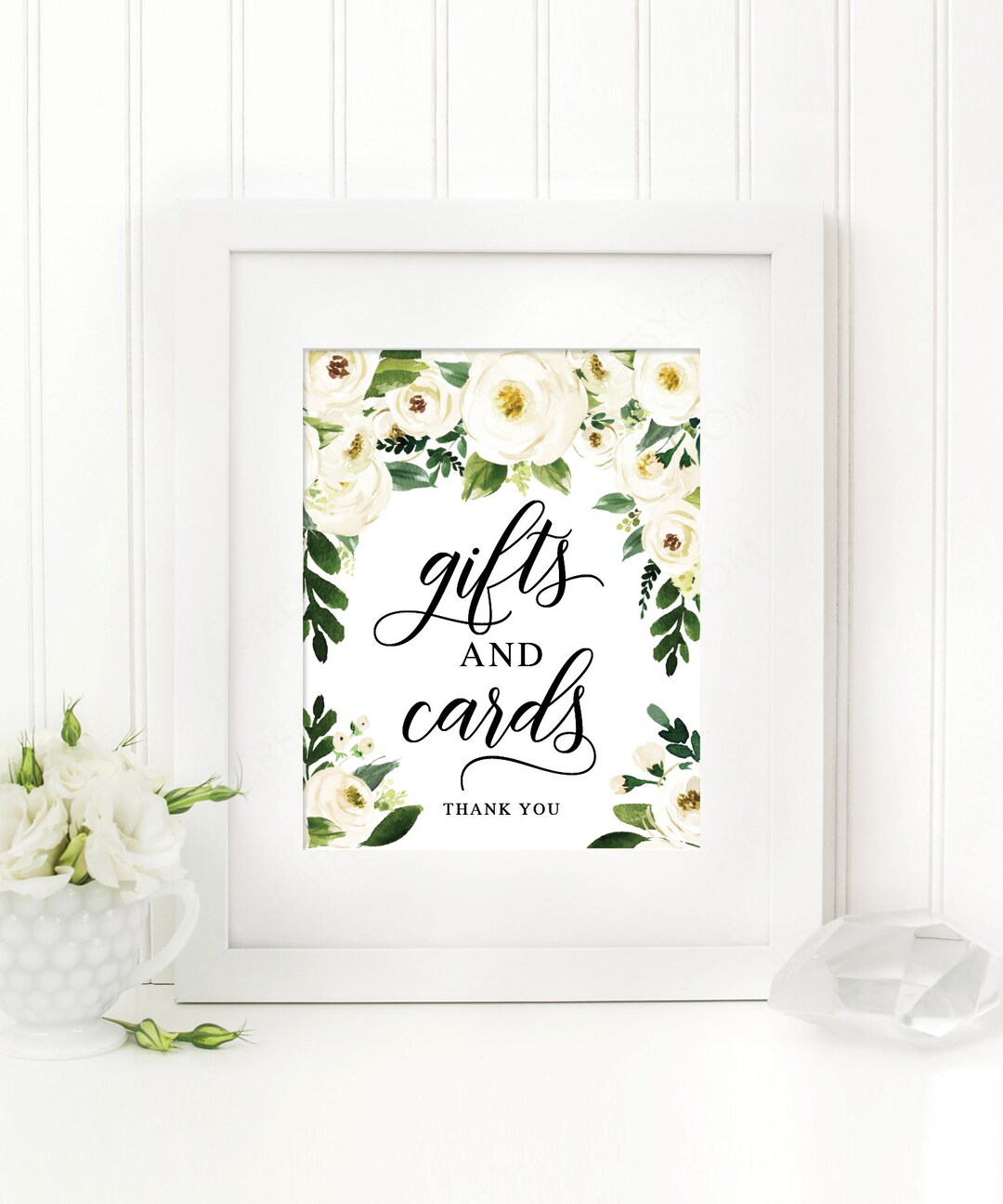 Gifts and Cards Printable Sign Wedding Gifts Sign 8x10 Bridal Shower ...