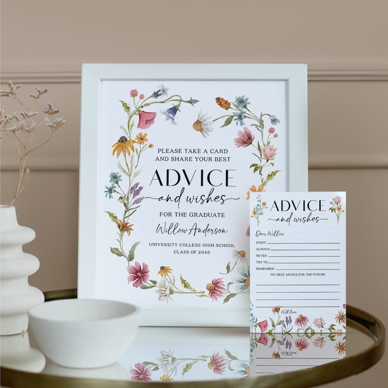 Graduation Advice Cards - Etsy
