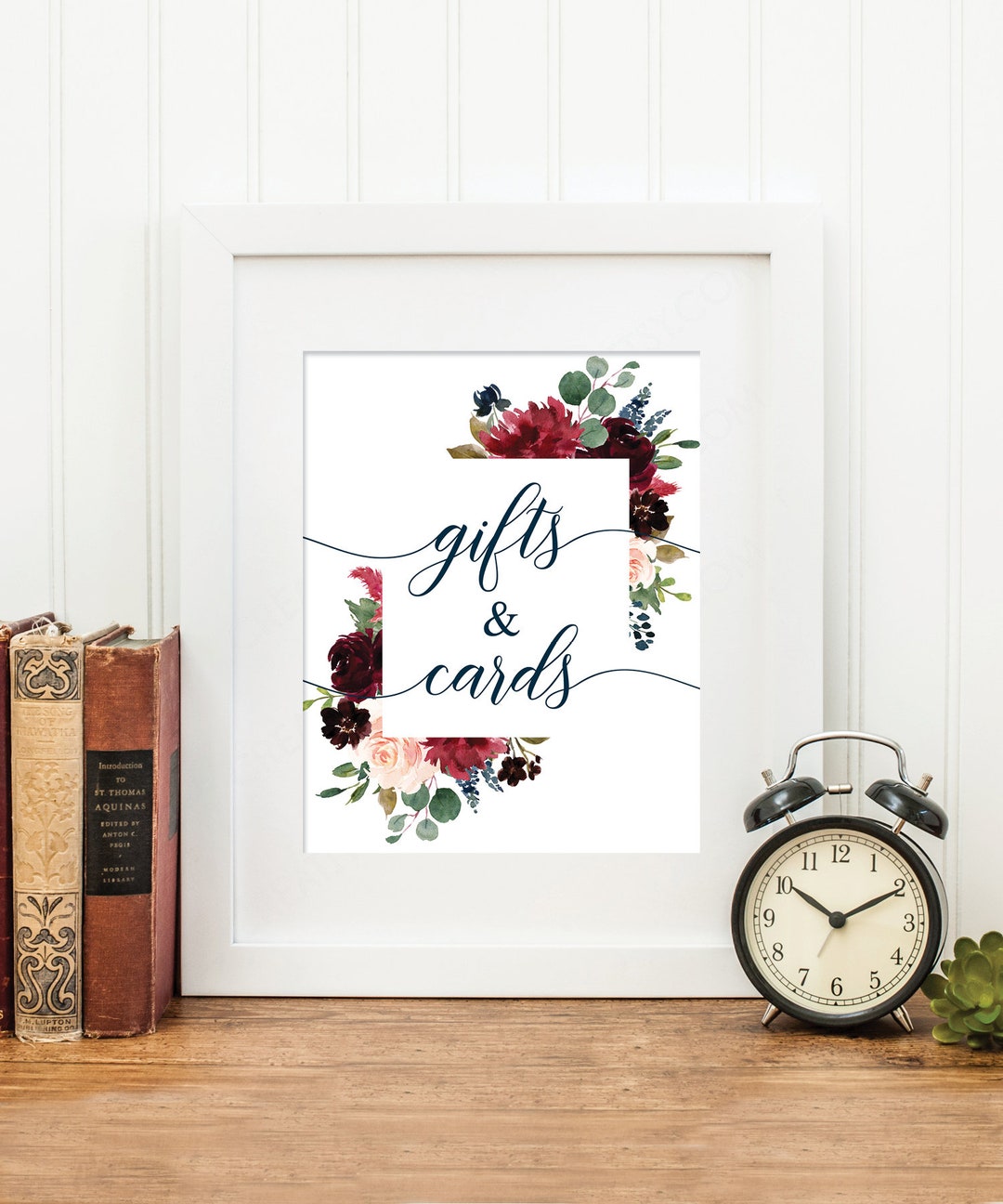 Gifts and Cards Table Sign File 8x10 Printable File Gift Table Sign ...