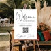 QR Code Wedding Program Template, Scannable Wedding Welcome Sign ...