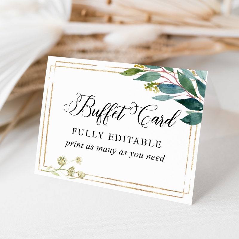 Buy Food Buffet Name Tag Online In India - Etsy India