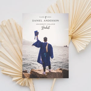 Simple Graduation Announcement Template, Class of 2025, Minimal ...