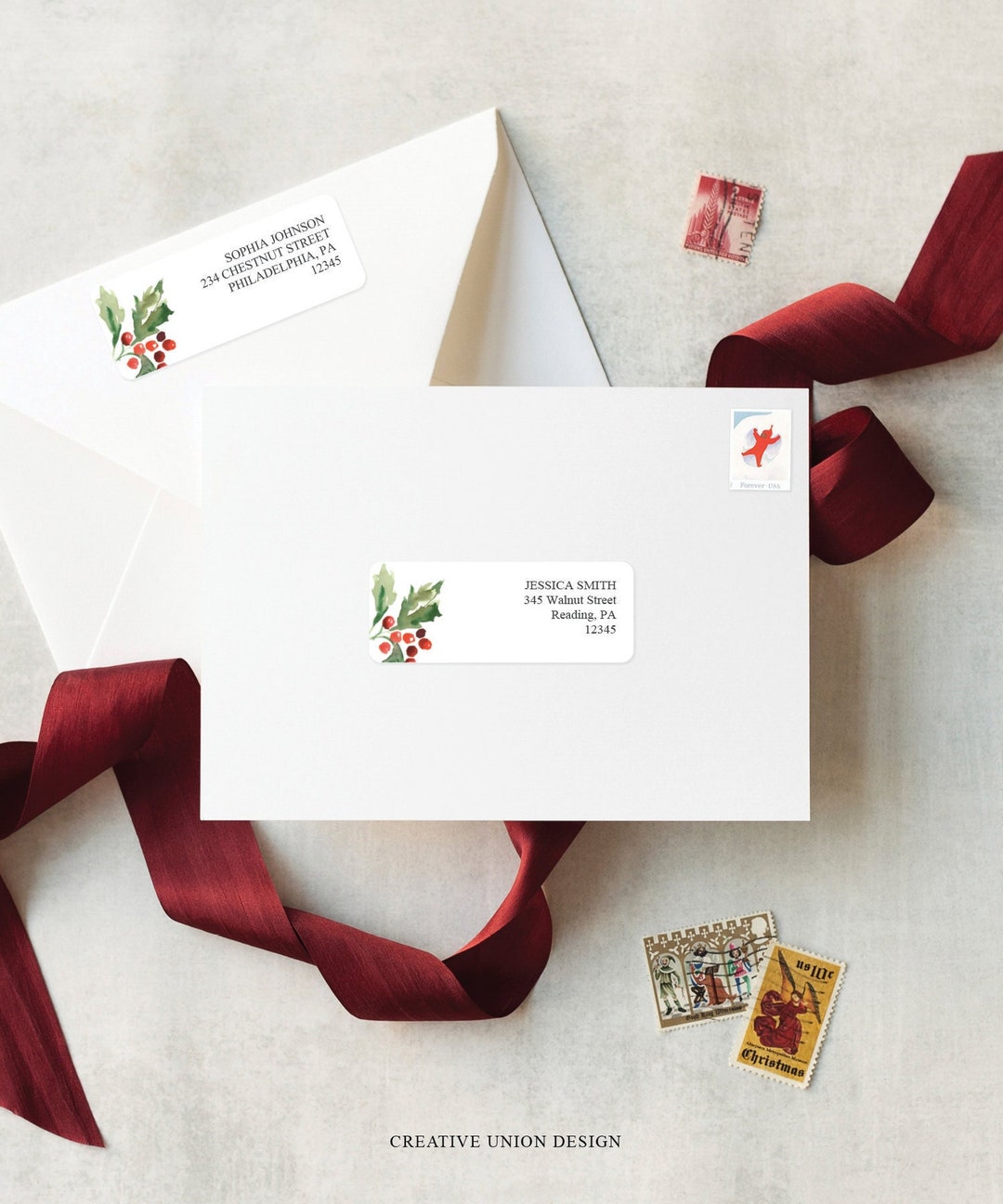 Address Labels Template - Printable Return Address Labels - Envelope ...