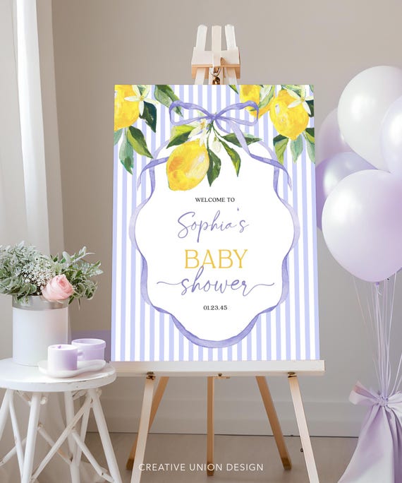 Printable Rustic Baby Shower Banner