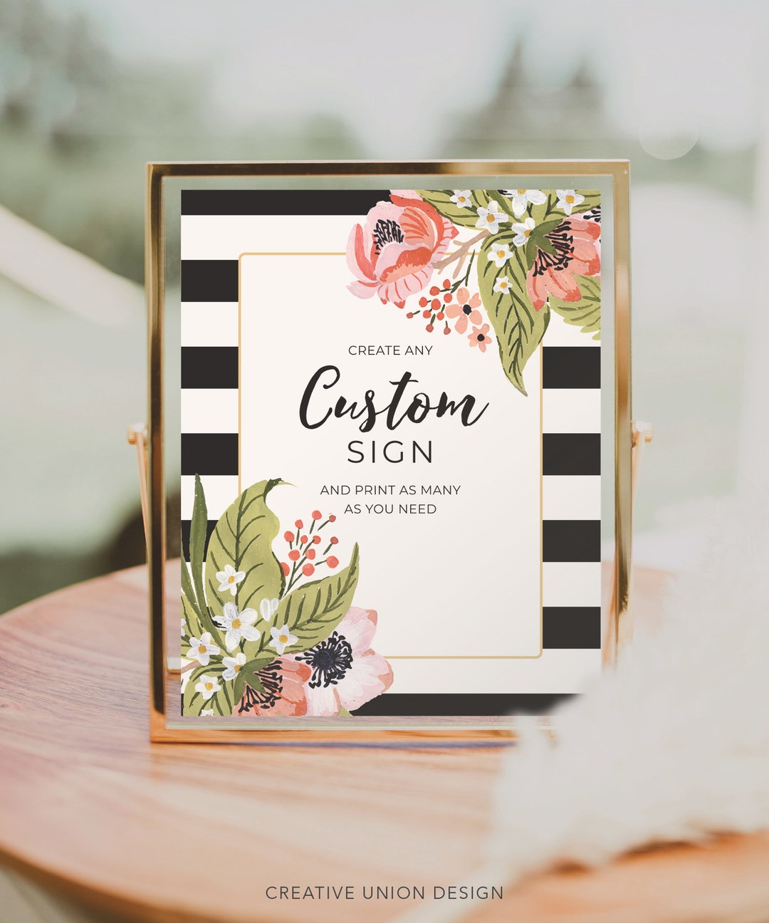 Editable Custom Sign Template, Custom Bridal Shower Sign, Favors, Gifts ...