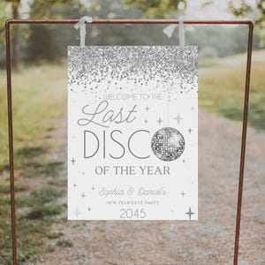 Editable New Year's Eve Welcome Sign Template, Welcome to the Last ...