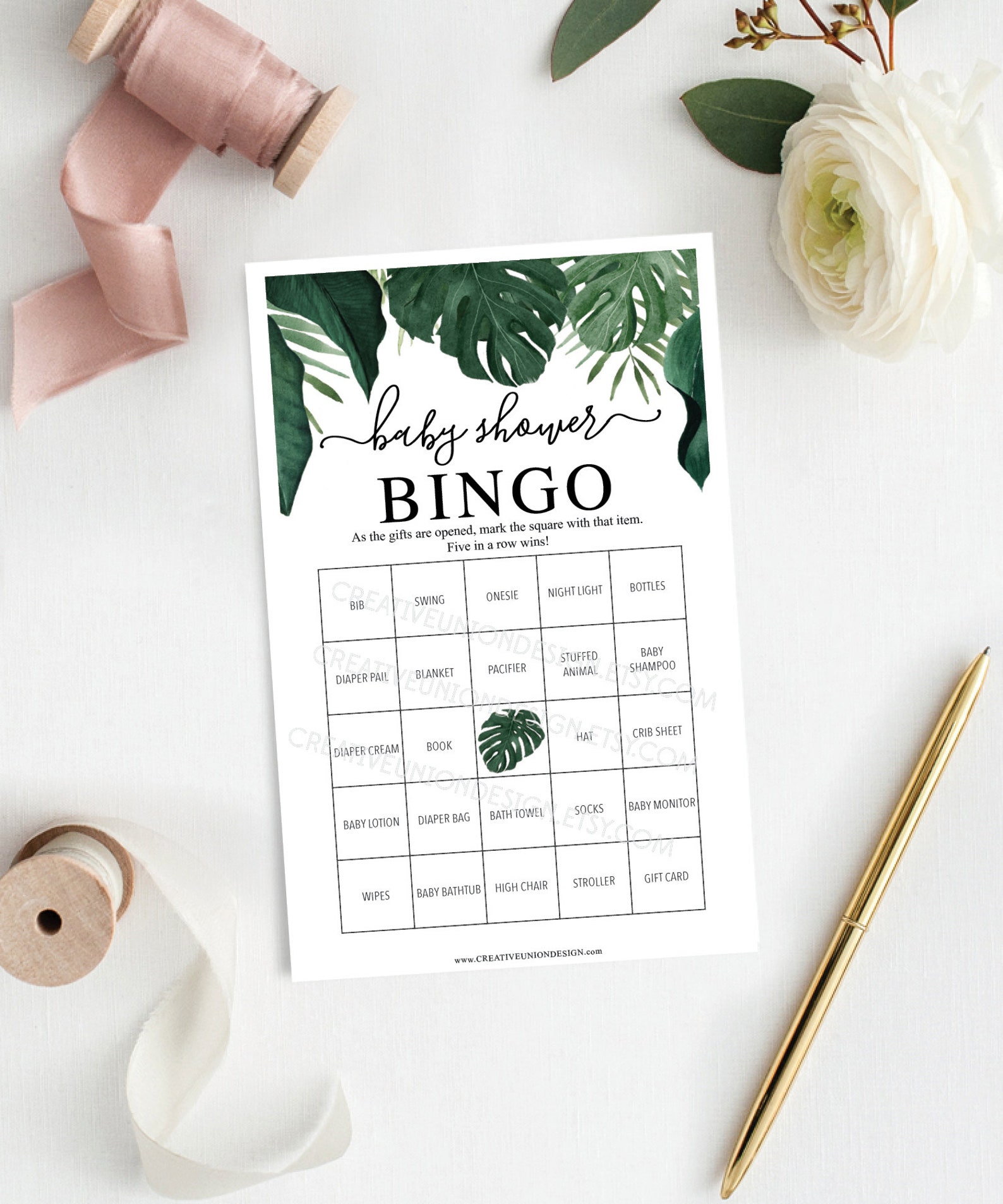 Baby Shower Bingo 60 Game Sheets Baby Shower Games - Etsy